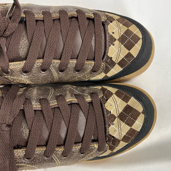 Osiris | Shoes | Osiris Forte Brown Brogued Leather Argyle Skate Shoes ...